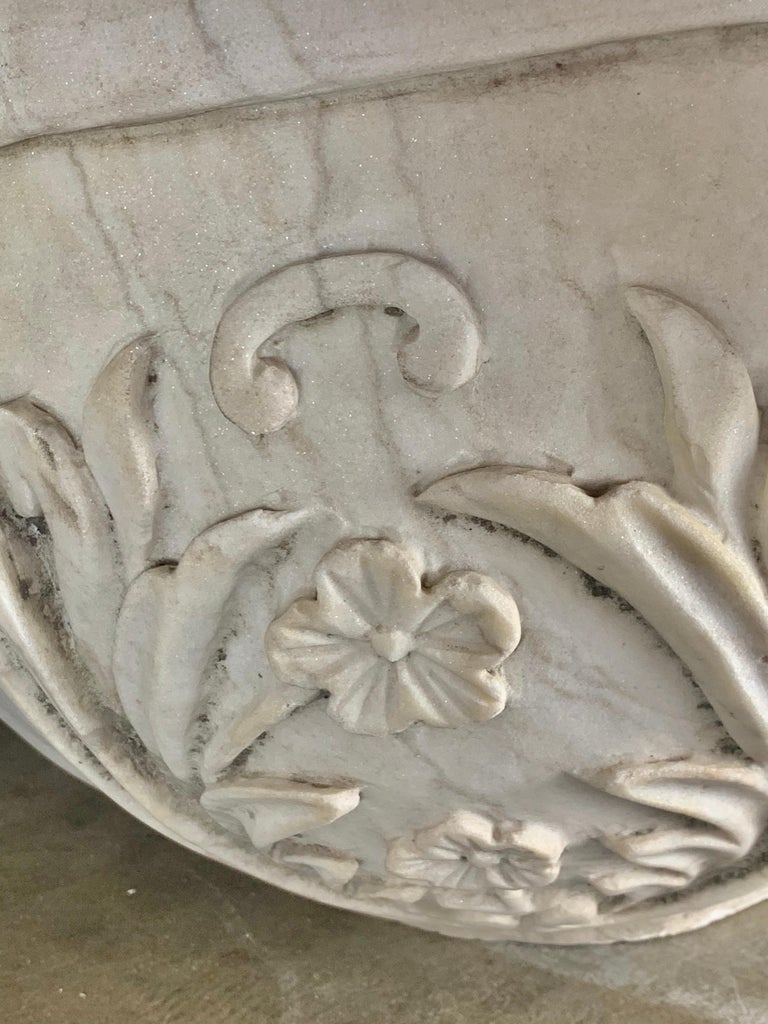 Pair of Italian Marble Planters/Basins, Early 20th Century For Sale at ...