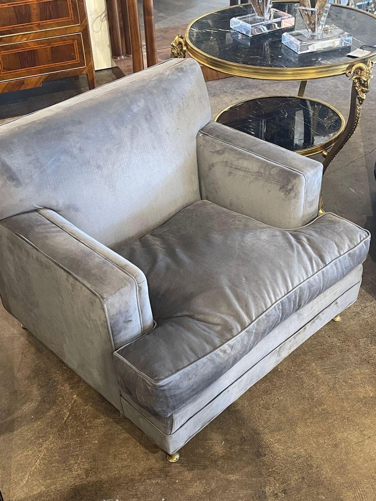 Pair of Italian Mid-Century Club Chairs For Sale at 1stDibs