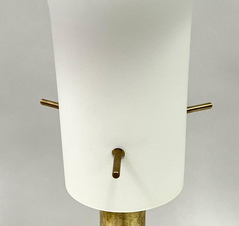 Pair of Italian Mid-Century Modern Brass Table Lamps, Max Ingrand and ...