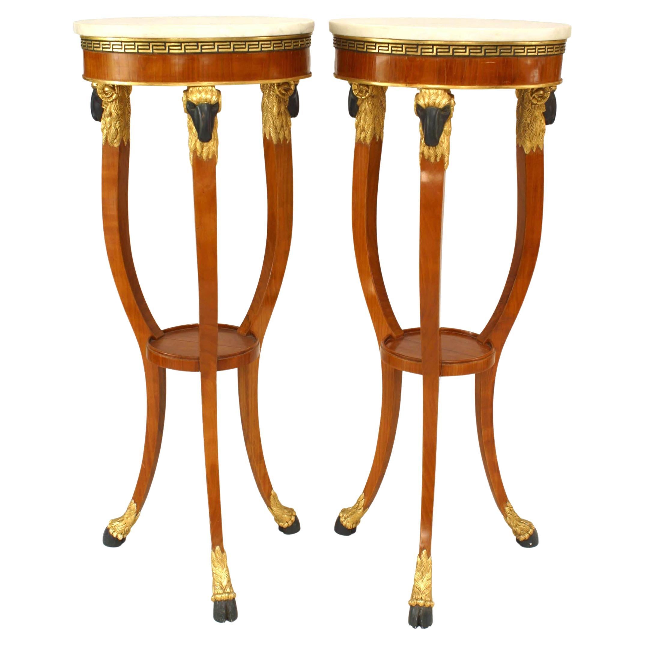 Italian Neo-Classic Pedestals For Sale at 1stDibs