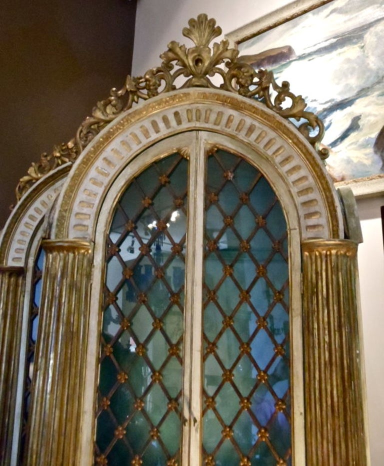 Pair of Italian Neoclassical Library Cabinets or Bookcases at 1stDibs