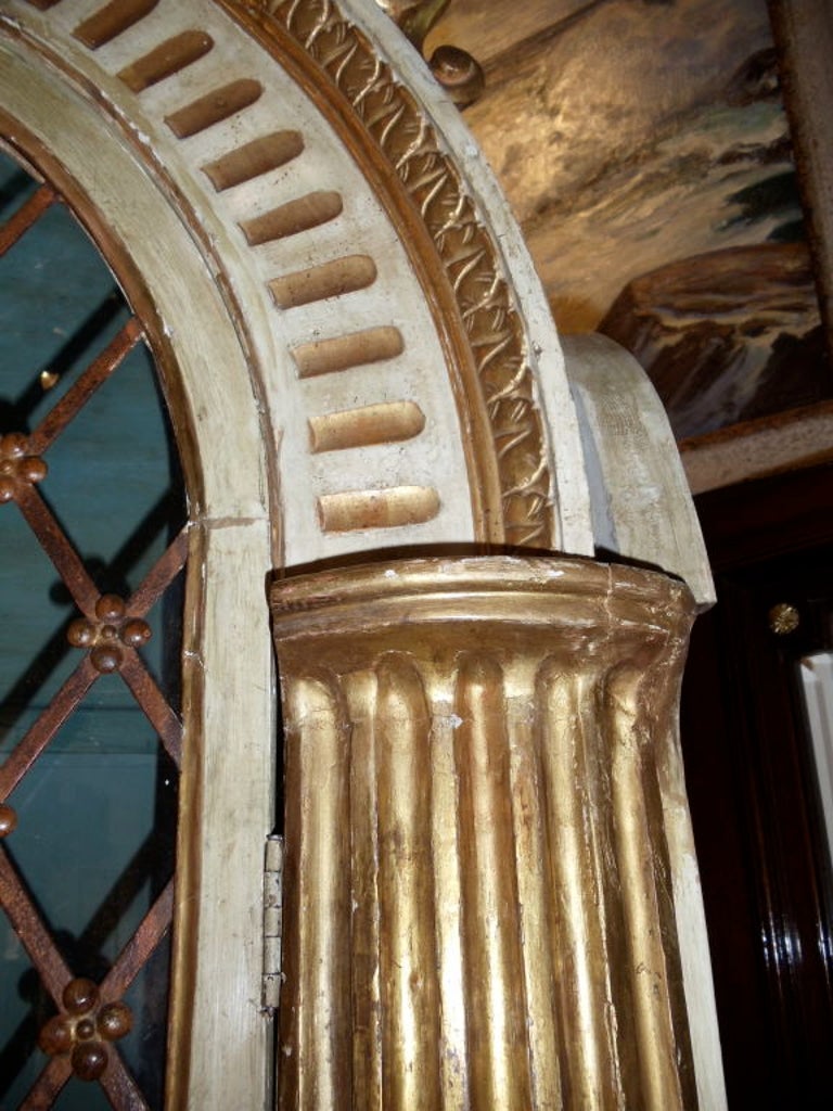 Pair of Italian Neoclassical Library Cabinets or Bookcases at 1stDibs