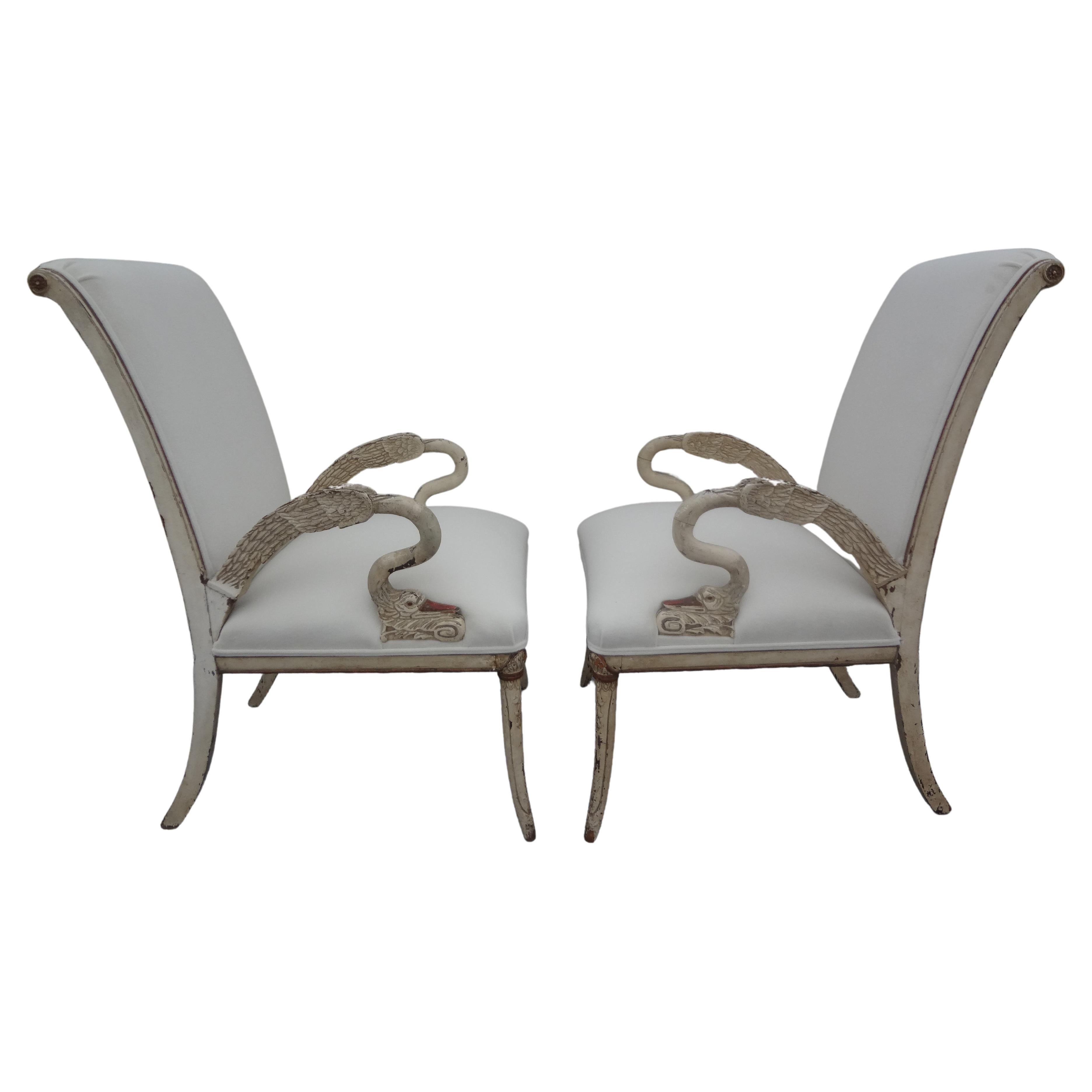 Pair of Italian Style "Lady" Chairs at 1stDibs
