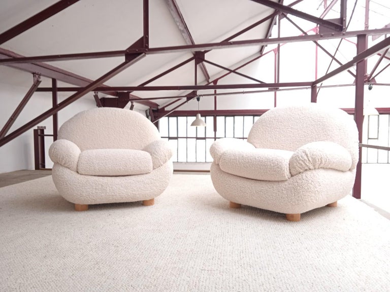 Pair of Italian Pacha Armchairs, 70s at 1stDibs