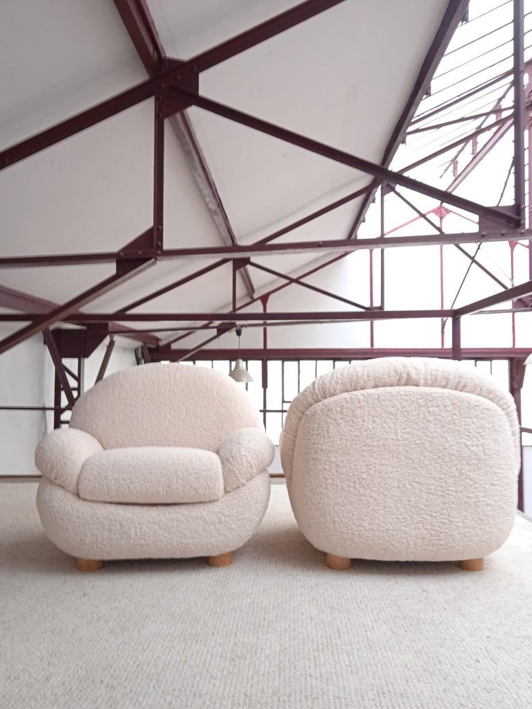 Pair of Italian Pacha Armchairs, 70s at 1stDibs