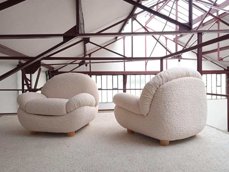 Pair of Italian Pacha Armchairs, 70s at 1stDibs