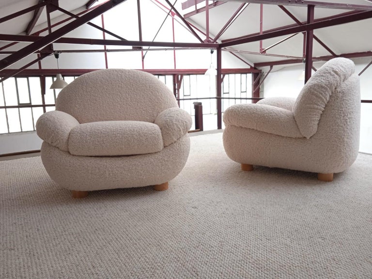 Pair of Italian Pacha Armchairs, 70s at 1stDibs
