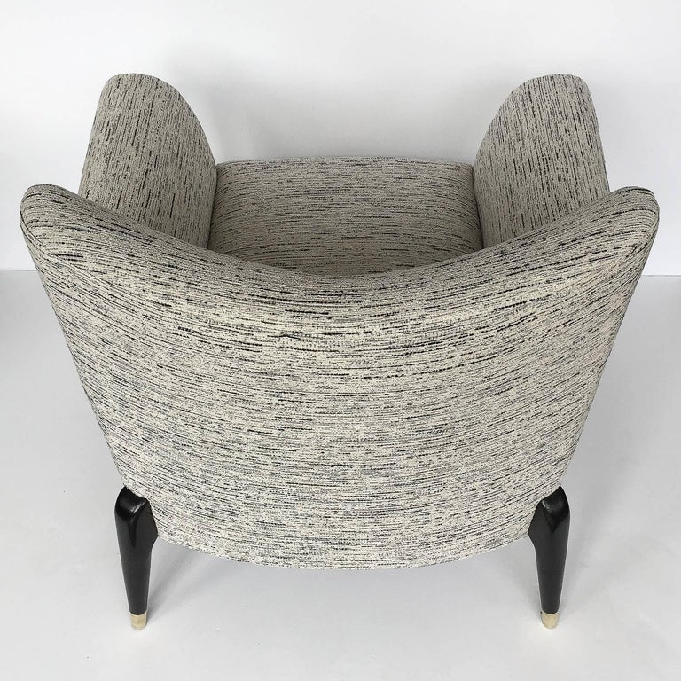 Pair of Italian Spider Leg Lounge Chairs at 1stDibs