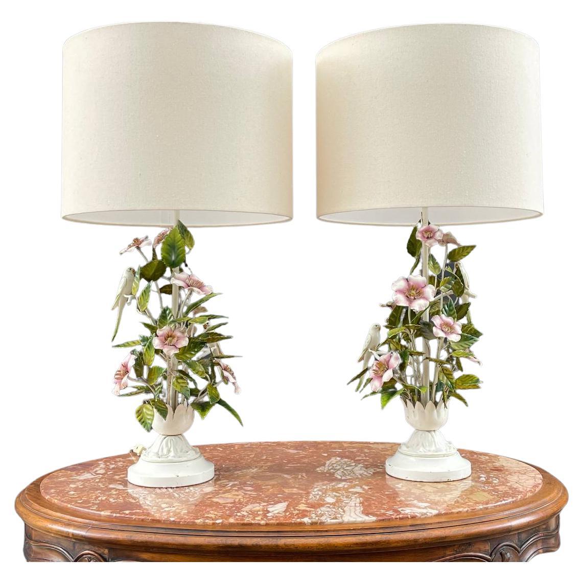 Pair of "bird" Table Lamps at 1stDibs