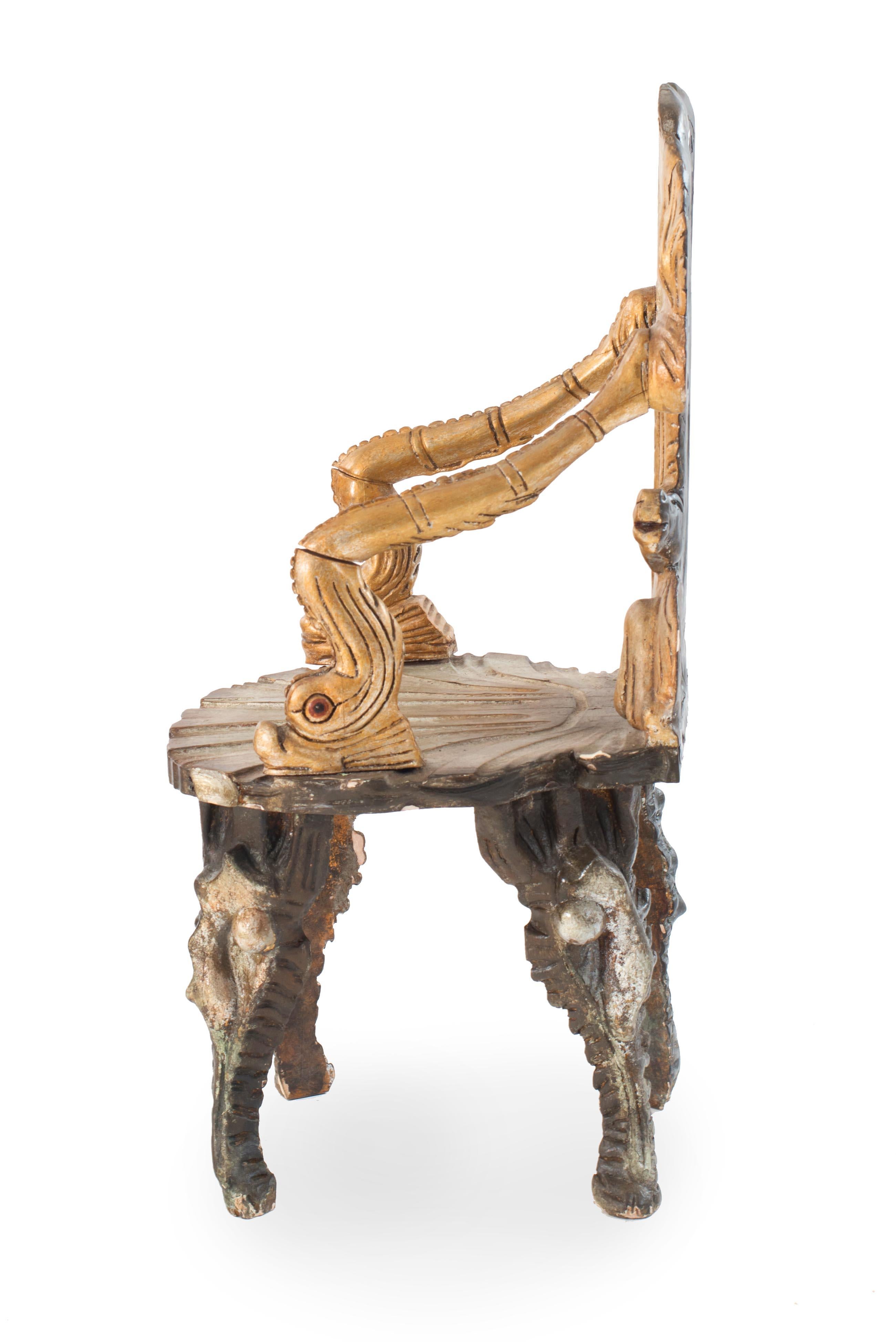 Pair of Italian Venetian Grotto Shell Form Armchairs at 1stDibs ...