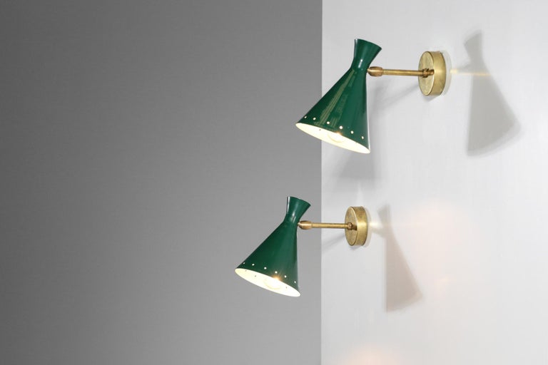 Italian Wall Lamp "Cocotte" Green For Sale at 1stDibs | italian wall ...