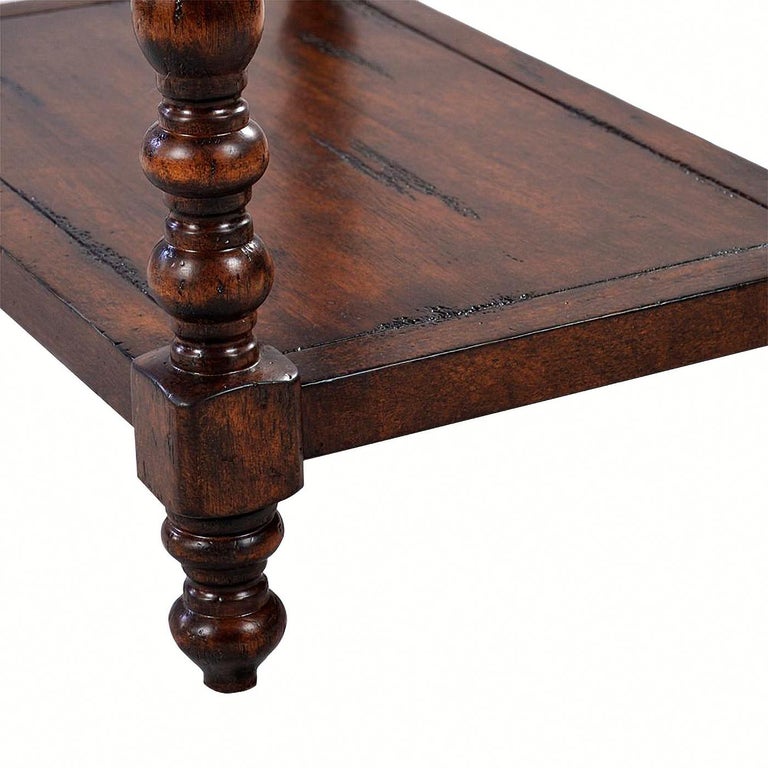 Pair of Jacobean Style Side Tables For Sale at 1stDibs