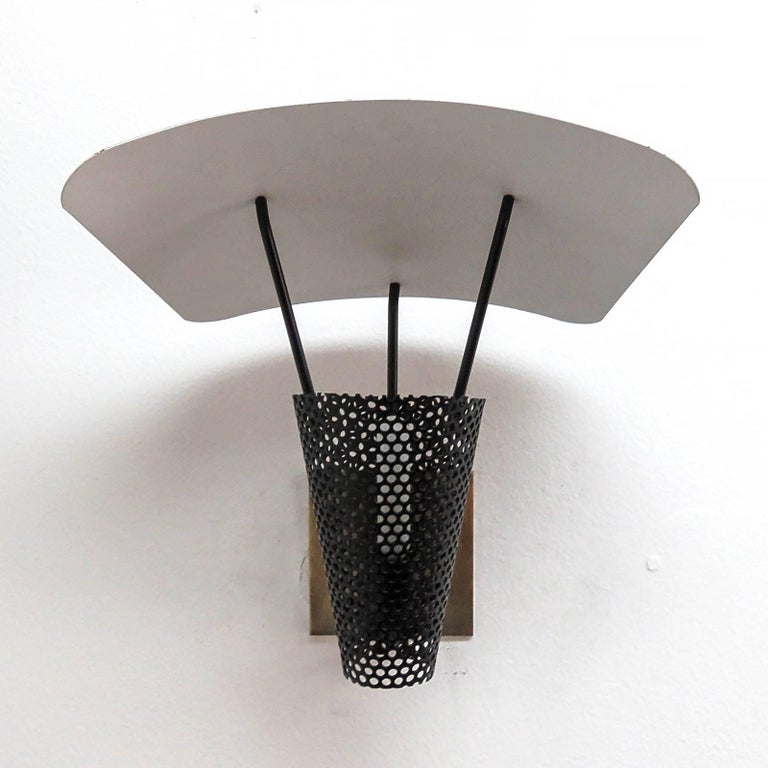 Pair of Jacques Biny Wall Lights, 1950 at 1stDibs