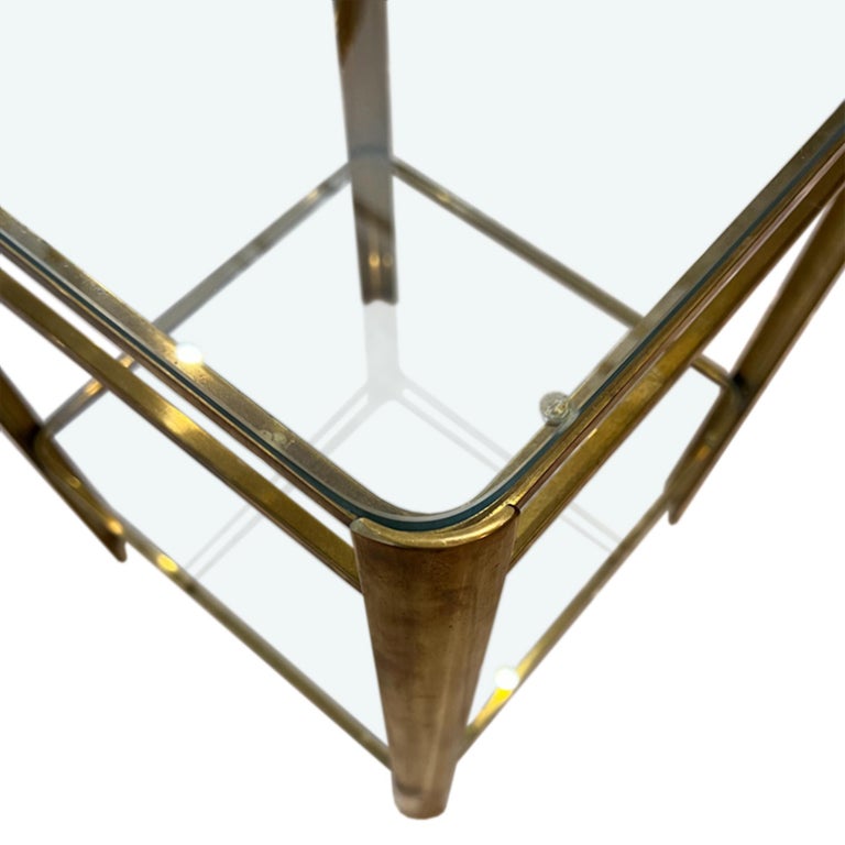 Pair of Jacques Quinet Mid Century Side Tables at 1stDibs