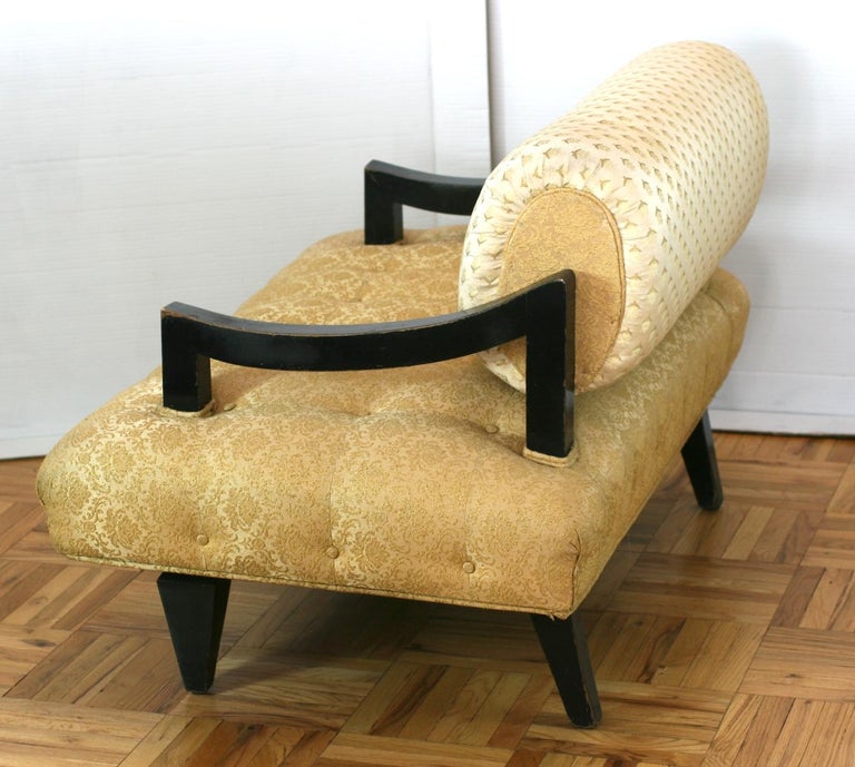 Pair of James Mont Chinoiserie Inspired Chairs For Sale at 1stDibs