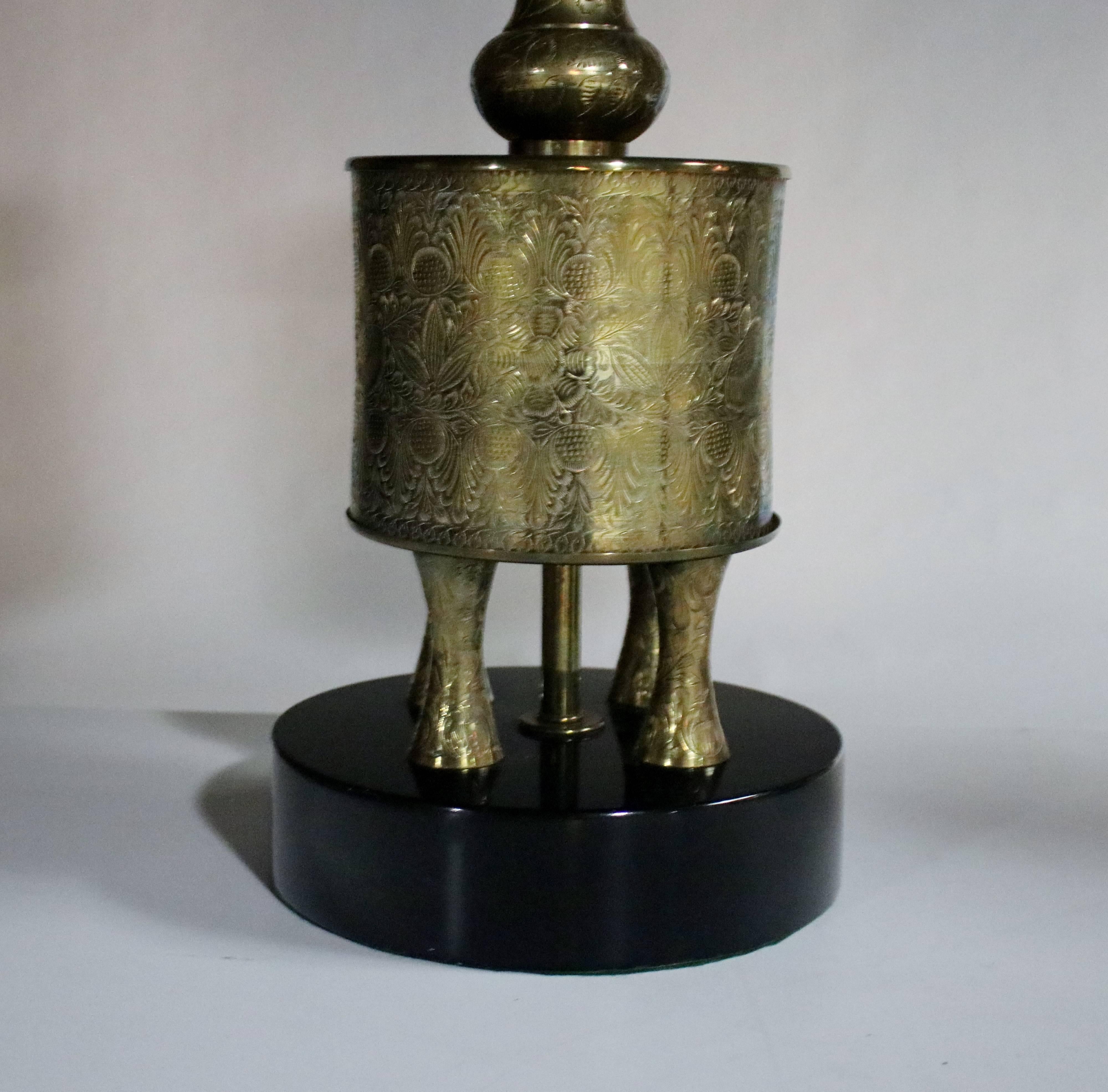 Pair of James Mont Style Lamps at 1stDibs