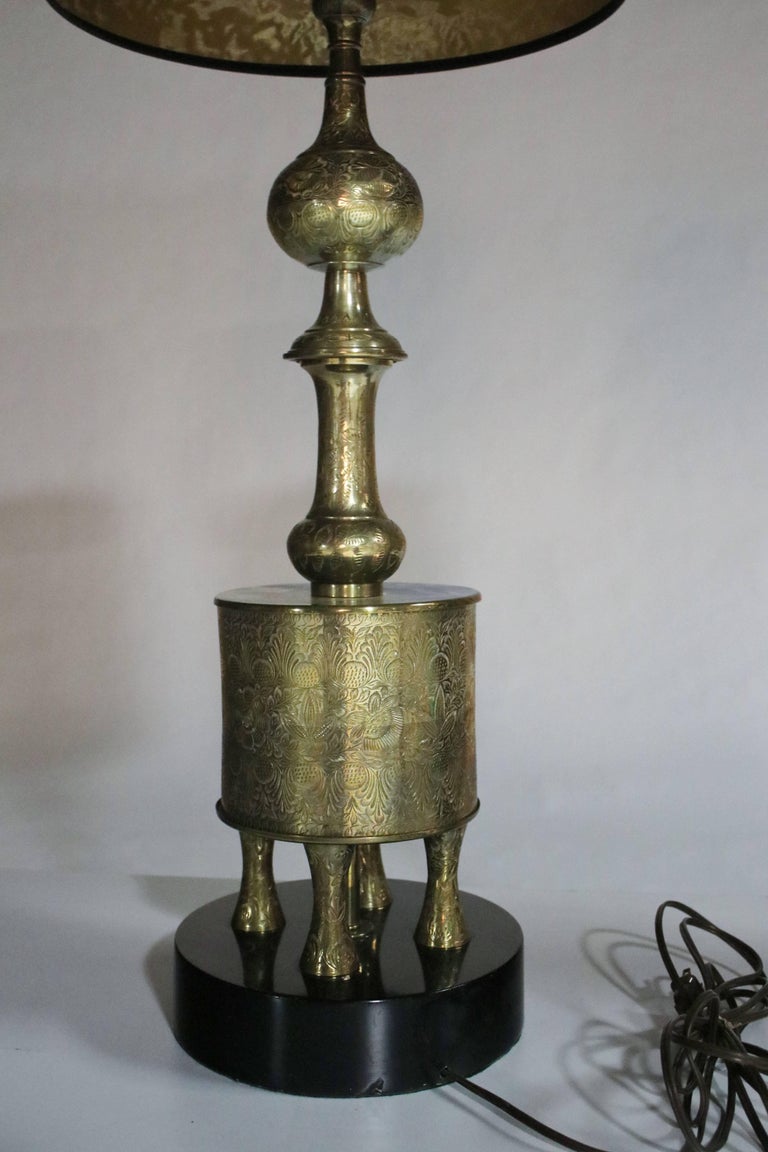 Pair of James Mont Style Lamps at 1stDibs