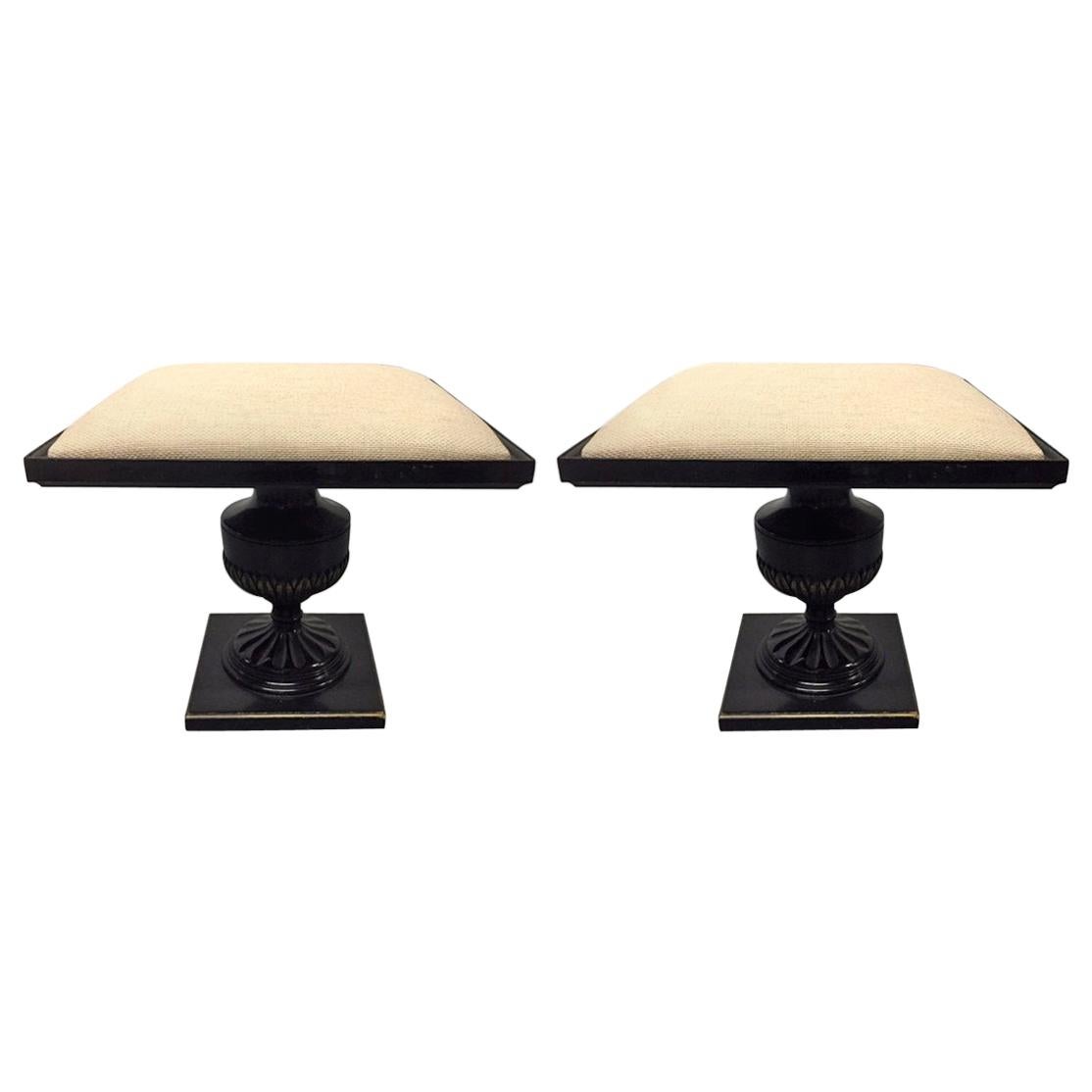 Surreal Pair of Post Modern Artist Studio Crafted Stools For Sale at ...