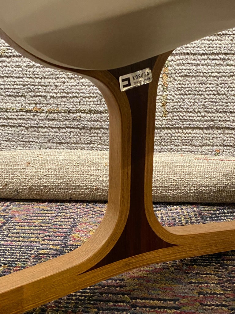 Pair of "Heron" Japanese Chairs by Mitsumasa Sugasawa for Kosuga Japan ...