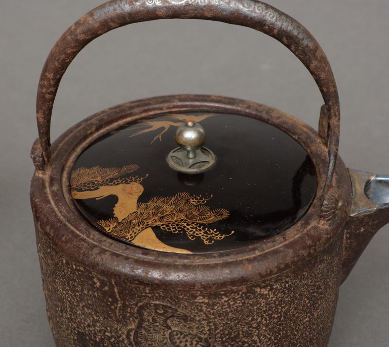 Pair of Japanese High Quality Chôshi 銚子 'Sake Ewers', Signed 'Sei’ô' 晴王 ...