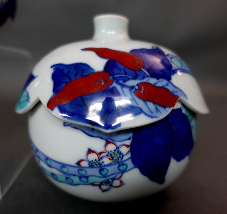 Pair of Japanese Imari Lidded Bowls, 19th Century, "Marked" For Sale at ...