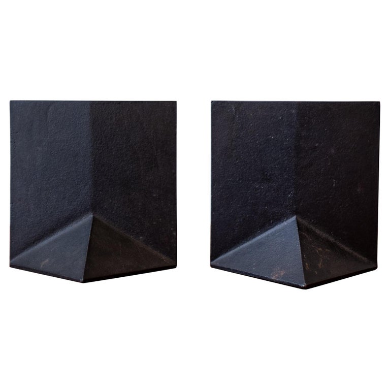 Pair of Japanese Iron Bookends at 1stDibs