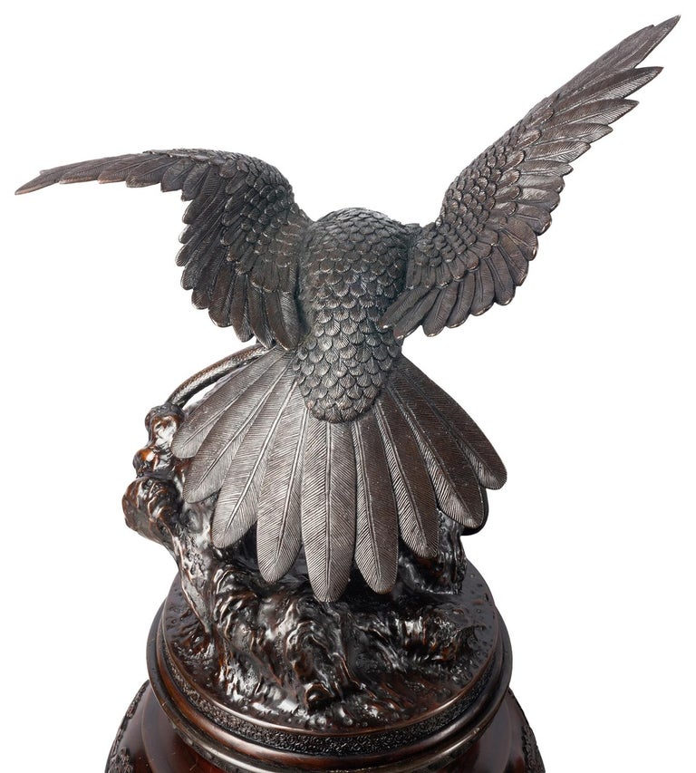 Pair of Japanese Meiji Period Bronze Koros at 1stDibs