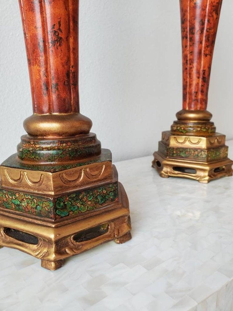 Pair of JB Hirsch Signed Contemporary Table Lamps For Sale at 1stDibs