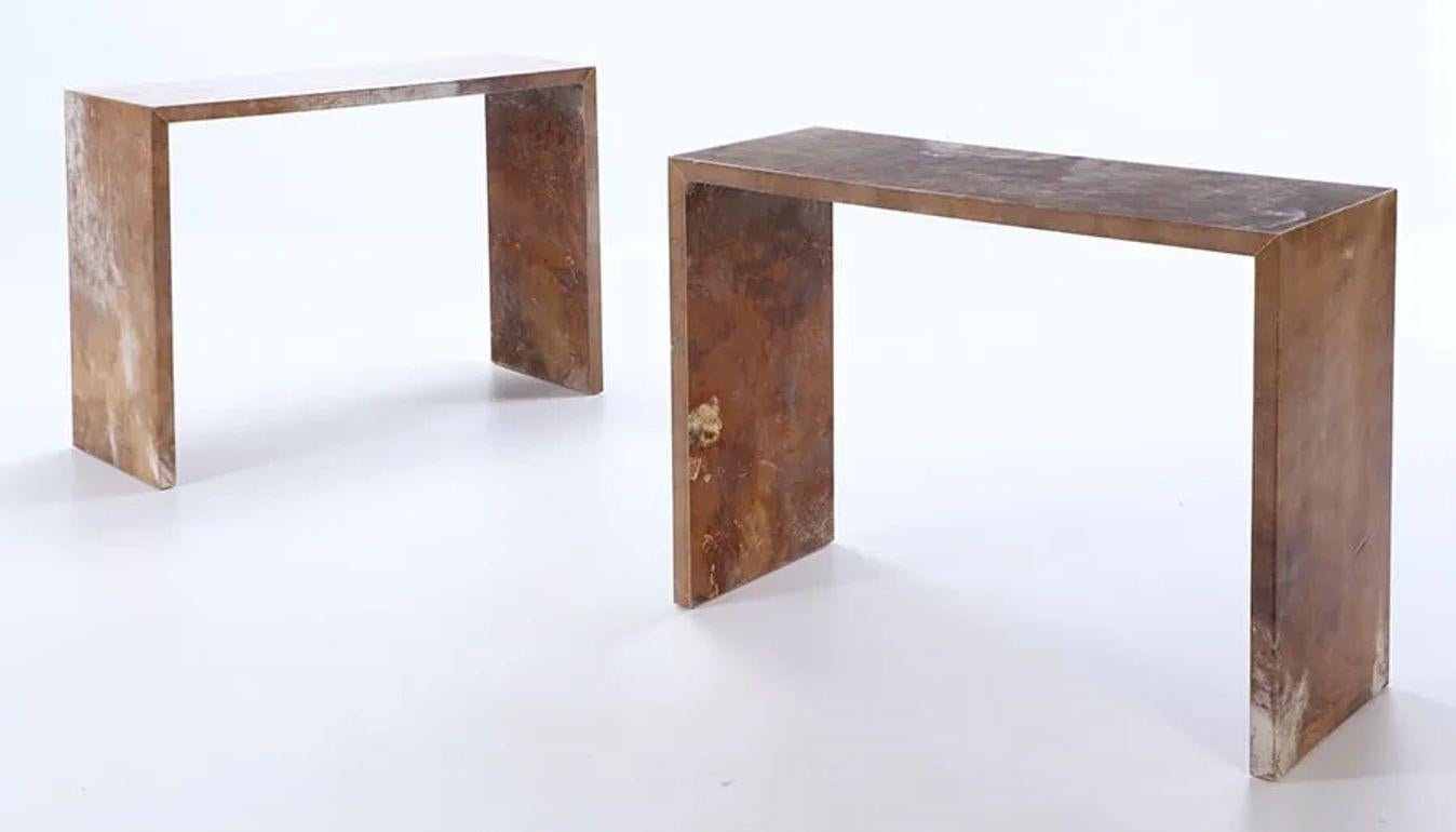 Jean-Michel Frank Style, Contemporary, Parchment Consoles, Sofa Tables ...