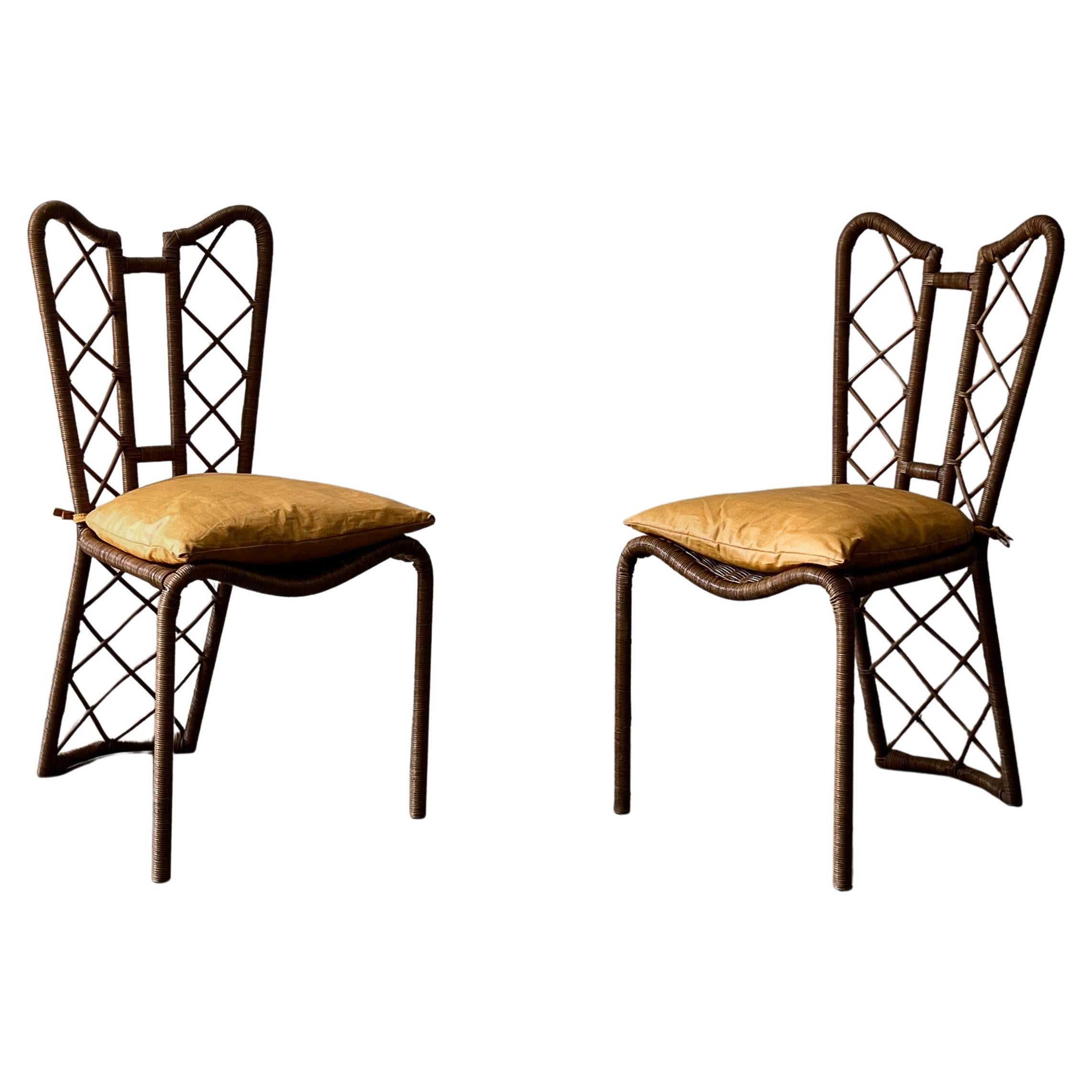 style of JEAN ROYERE set of 1 couch and 2 arm chairs For Sale at 1stDibs