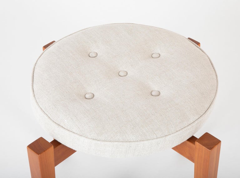 Pair of Jens Risom for Pucci Stools For Sale at 1stDibs