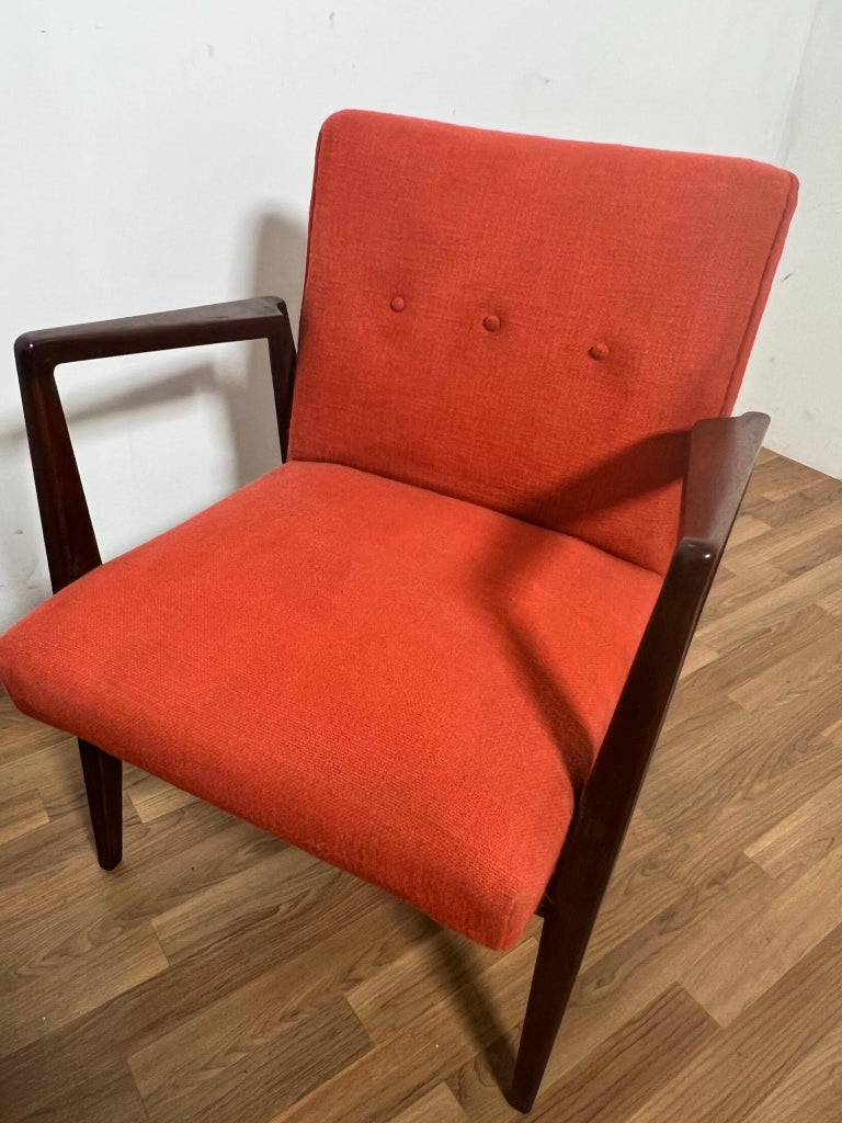 Pair of Jens Risom Model 1103 Lounge Armchairs Circa 1950s For Sale at ...