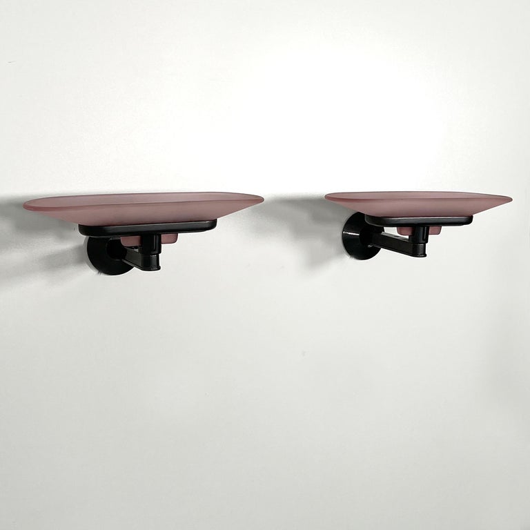 Pair of Jill Wall Lamps by Perry King and Santiago Miranda for Arteluce ...