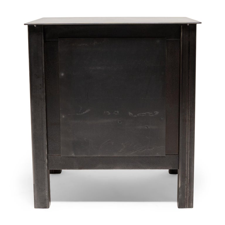 Pair of Jim Rose Ming Steel Chests at 1stDibs
