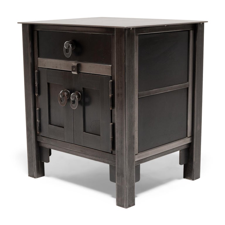 Pair of Jim Rose Ming Steel Chests at 1stDibs