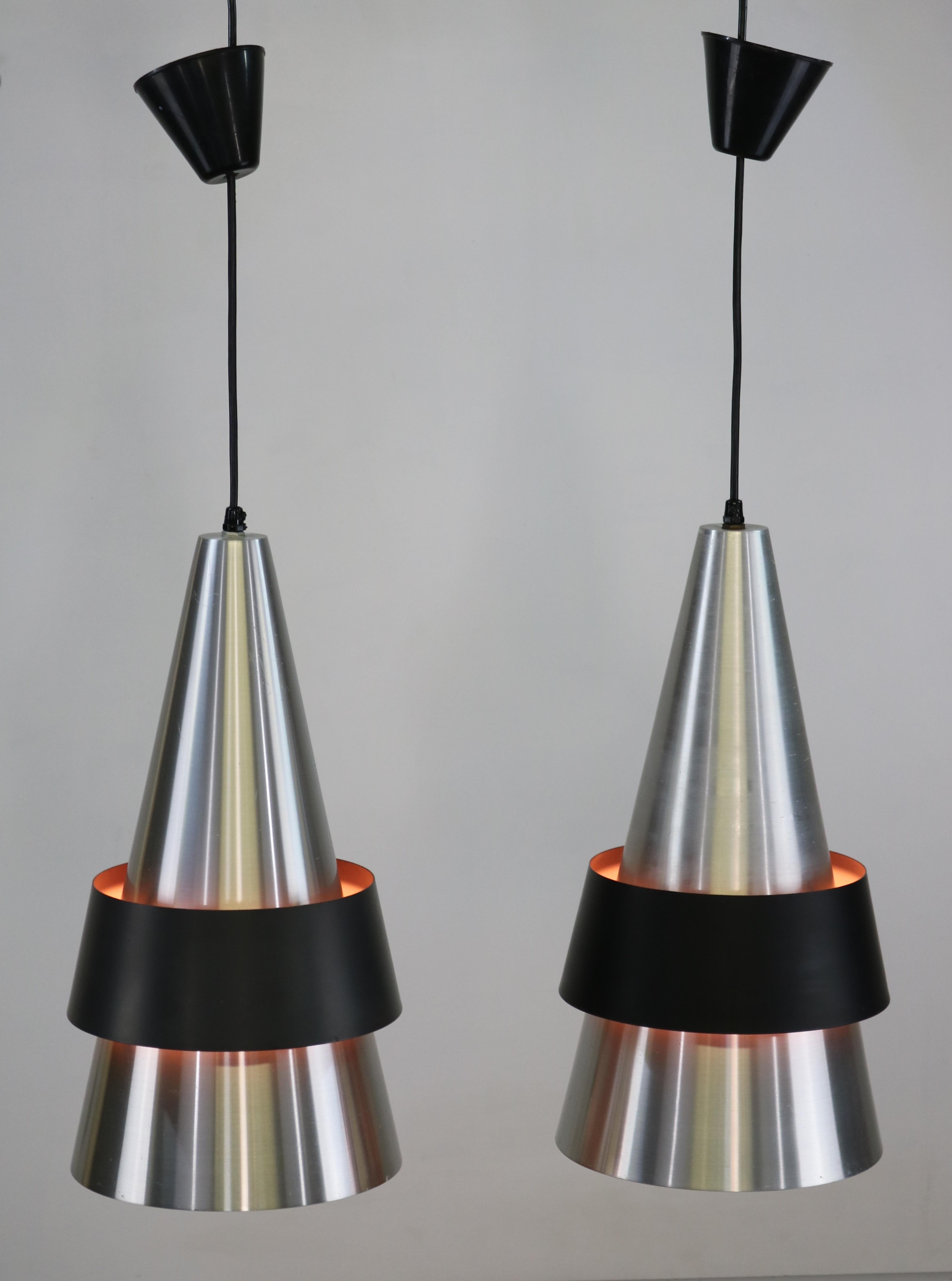 Pair of Jo Hammerborg Lamps Fog&Mørup Model Corona Danish Top Design ...