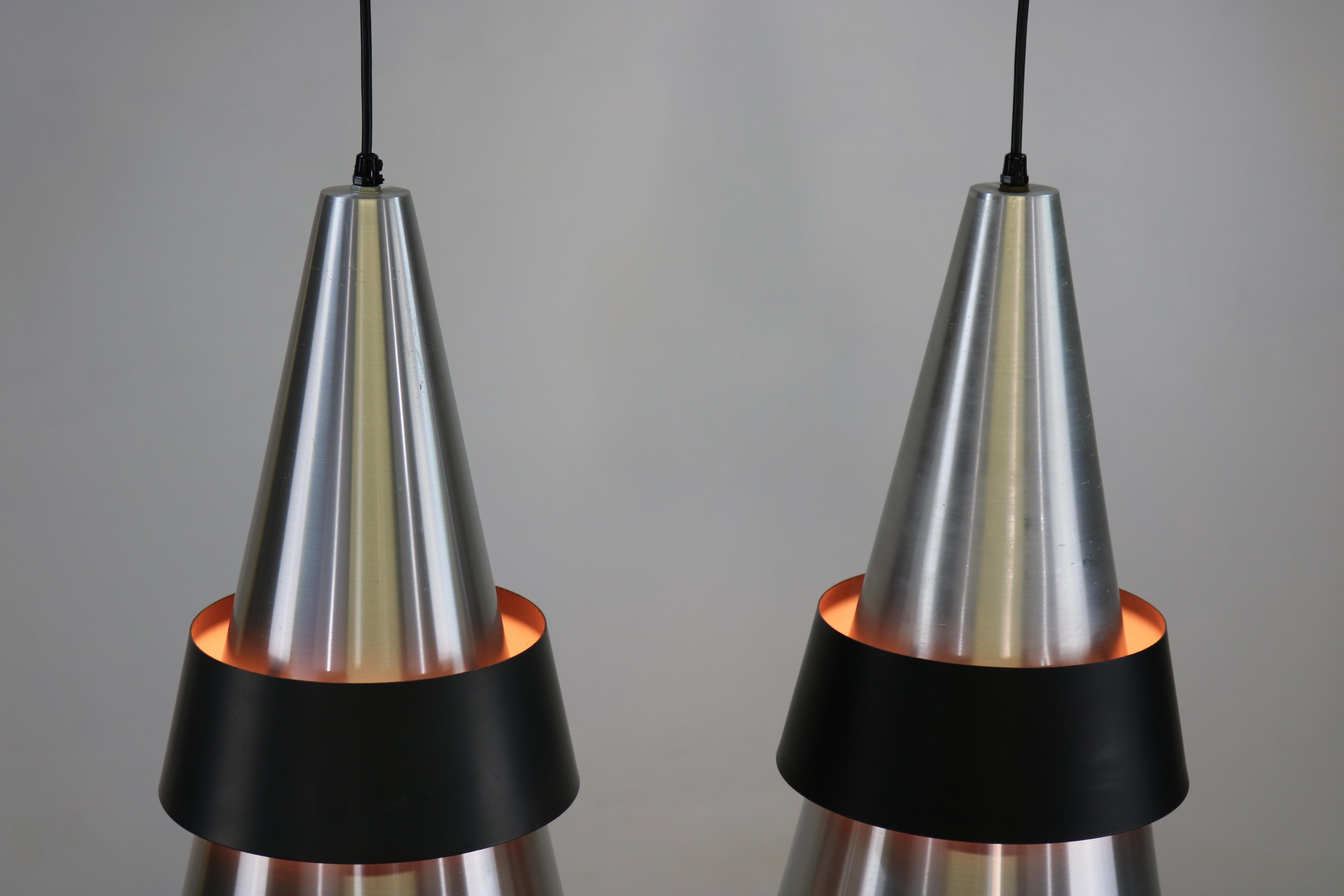 Pair of Jo Hammerborg Lamps Fog&Mørup Model Corona Danish Top Design ...
