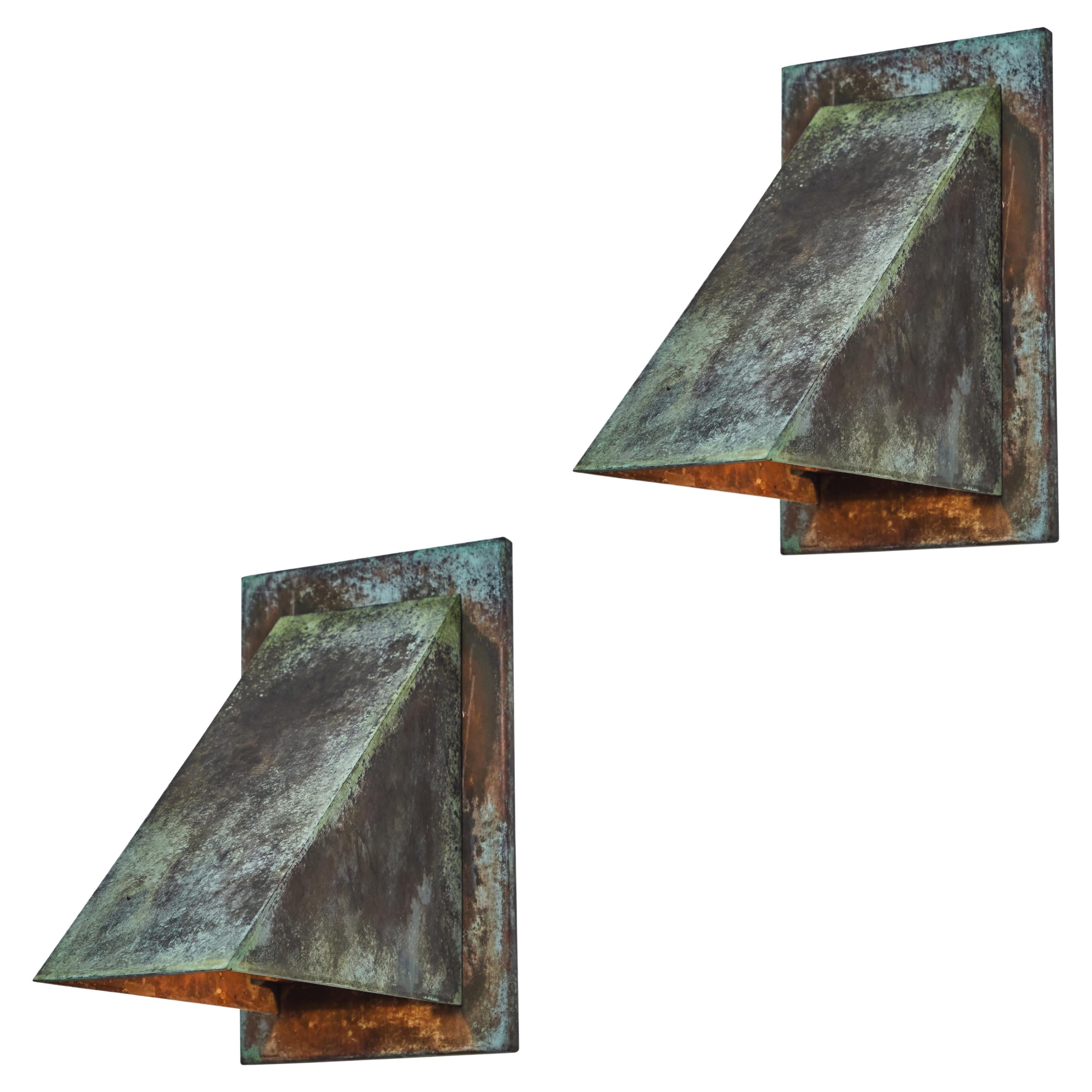 Jonas Bohlin 'Oxid' Darkly Patinated Outdoor Wall Light for Örsjö For ...