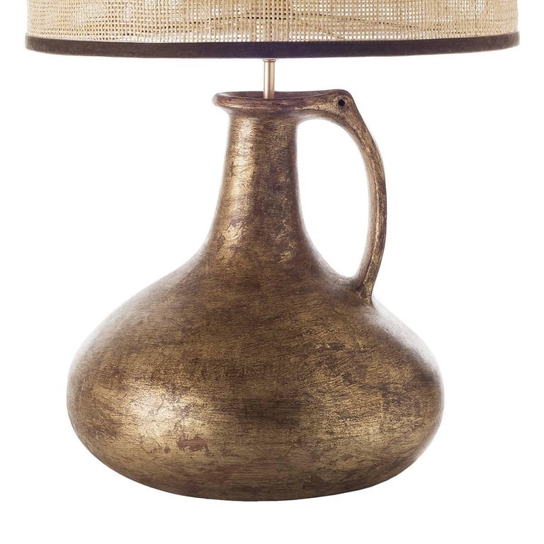 Pair of Jug Ceramic Table Lamps For Sale at 1stDibs