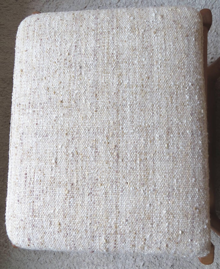 Pair of Juul Kristensen / JK Denmark Solid Teak Easy Chairs and ...