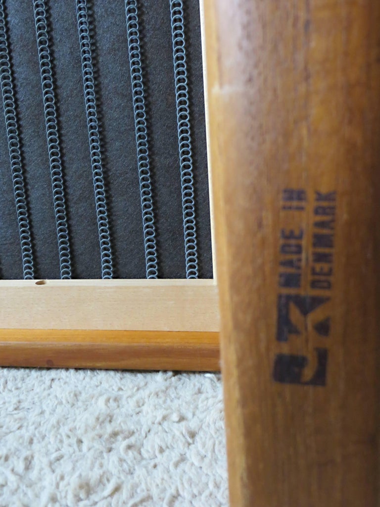 Pair of Juul Kristensen / JK Denmark Solid Teak Easy Chairs and ...