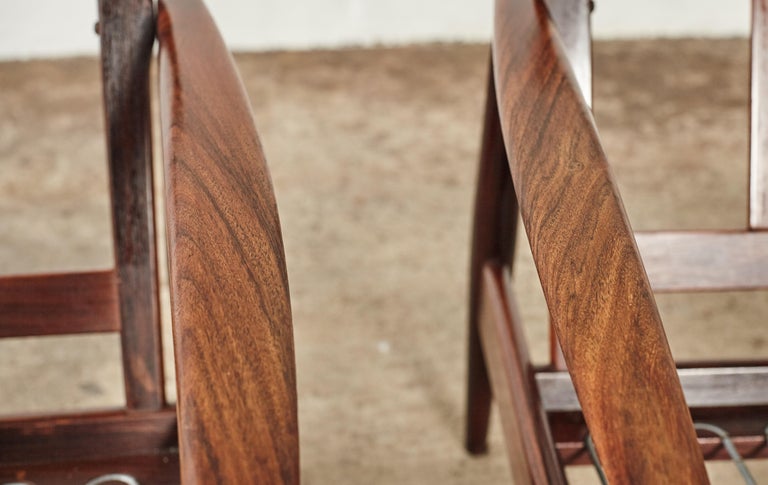 Pair of Kai Kristiansen Rosewood Paper Knife Chairs, Denmark, 1960s at ...