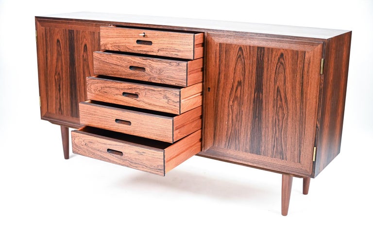 Pair of Kai Winding for Niels Christensen Rosewood Sideboards For Sale ...