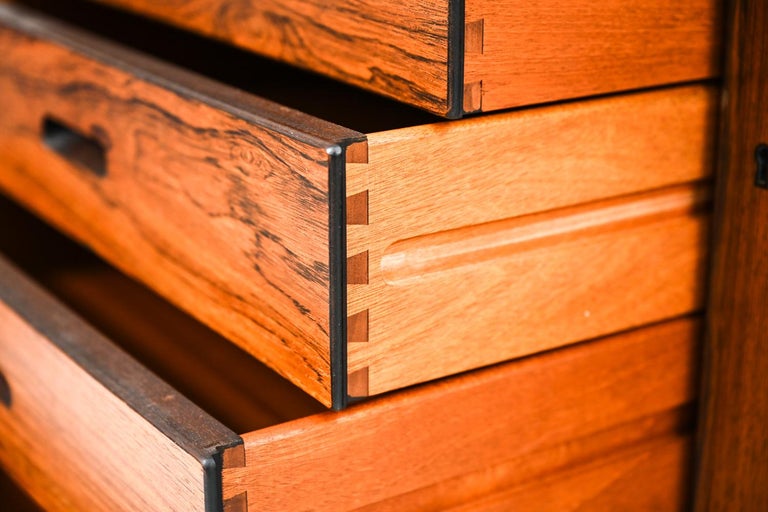 Pair of Kai Winding for Niels Christensen Rosewood Sideboards For Sale ...