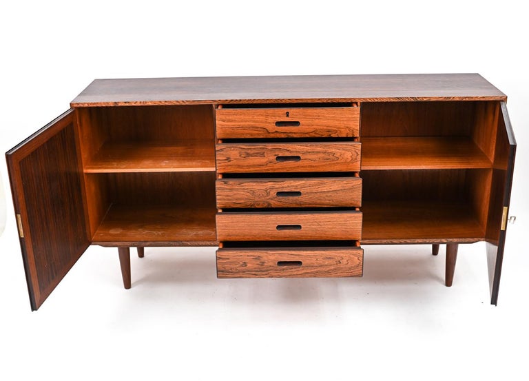 Pair of Kai Winding for Niels Christensen Rosewood Sideboards For Sale ...