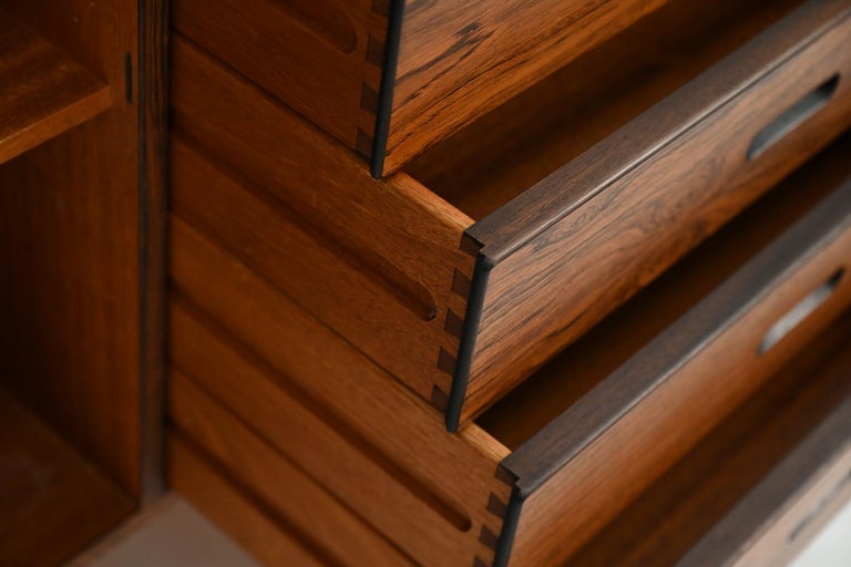 Pair of Kai Winding for Niels Christensen Rosewood Sideboards For Sale ...