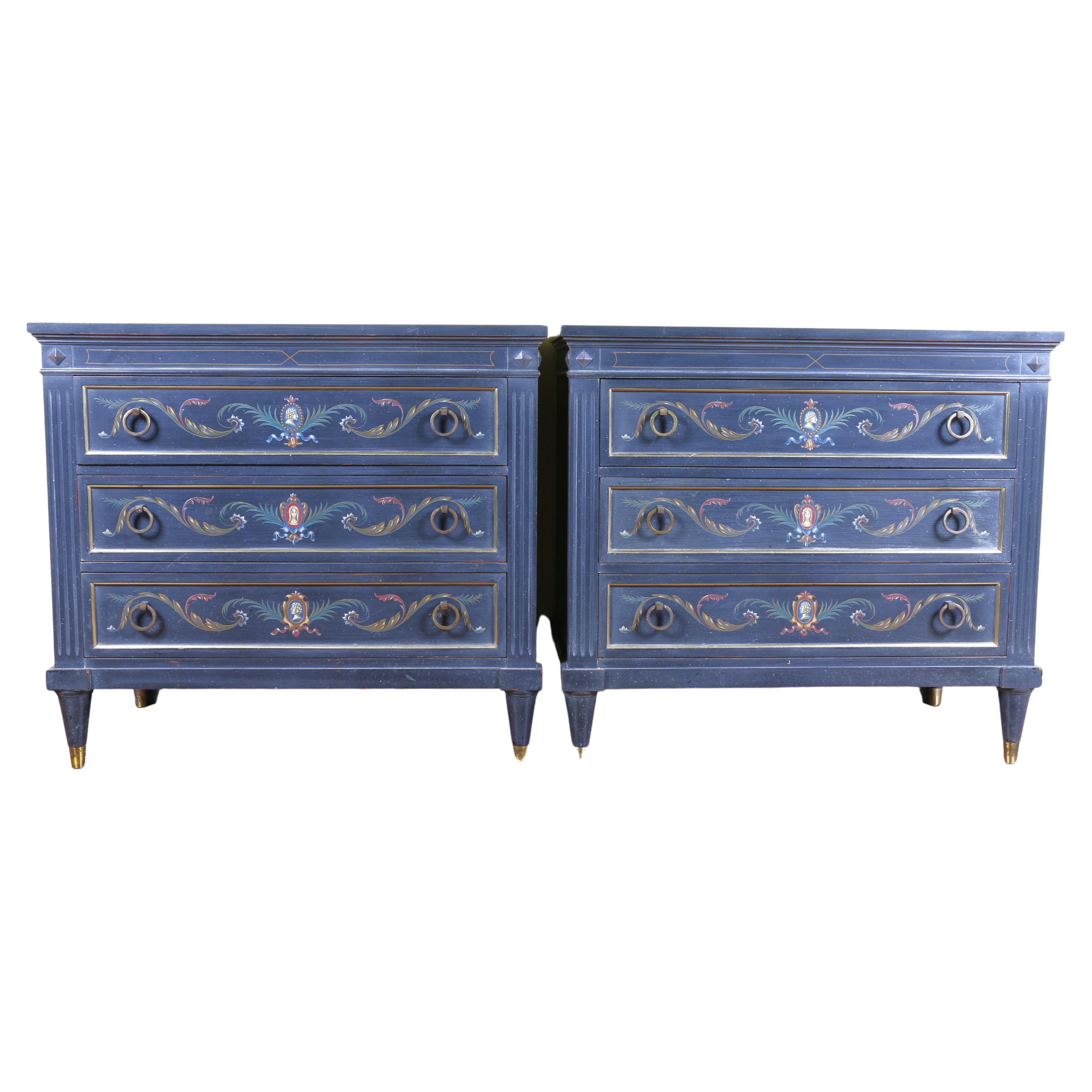 Handsome Designer French Provincial Chest of Drawers For Sale at ...
