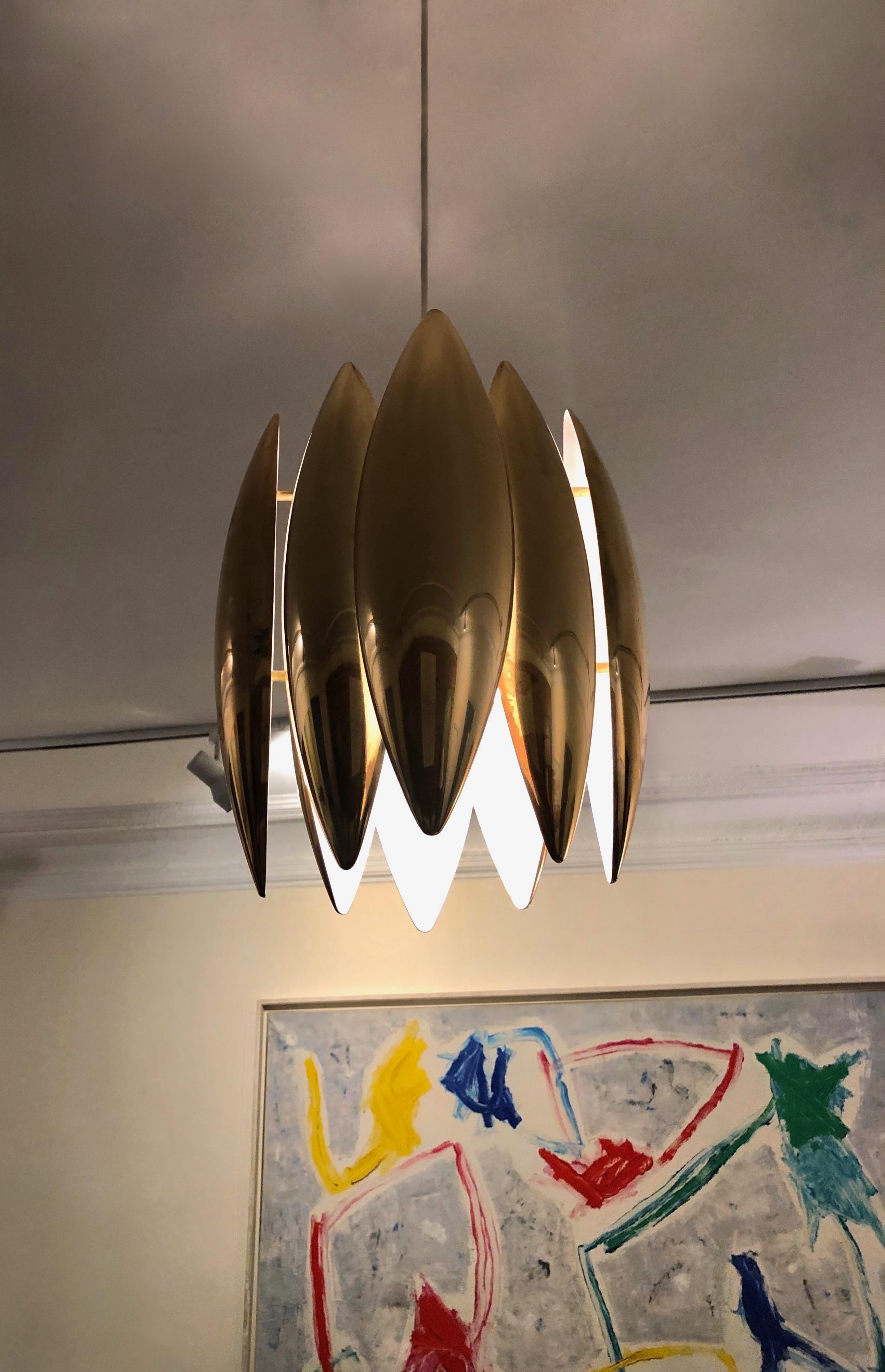 Pair of Kastor Ceiling Lights by Jo Hammerborg for Fog and Mørup ...