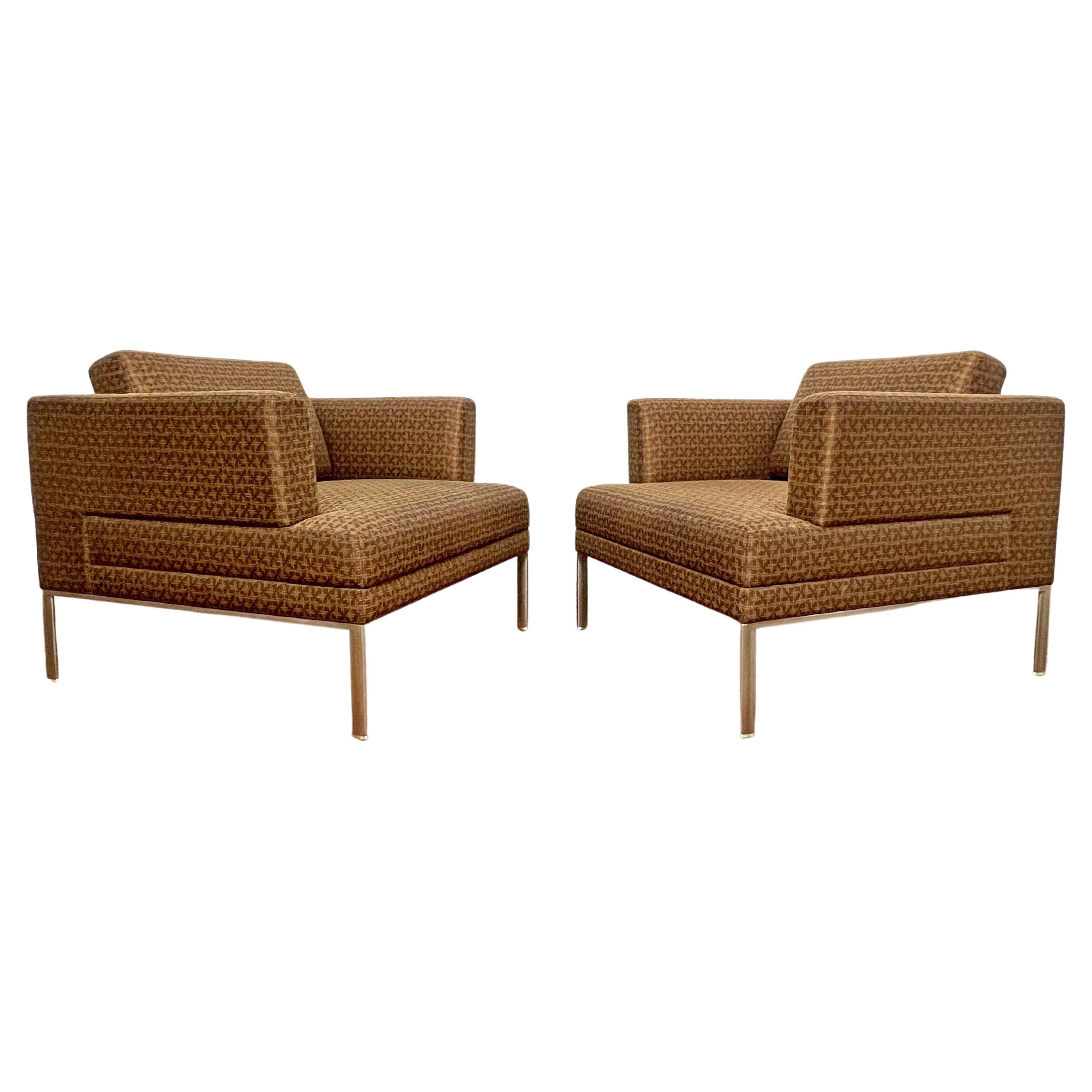 Pair of Keilhauer Oversized Lounge Chairs, Branden Collection For Sale ...