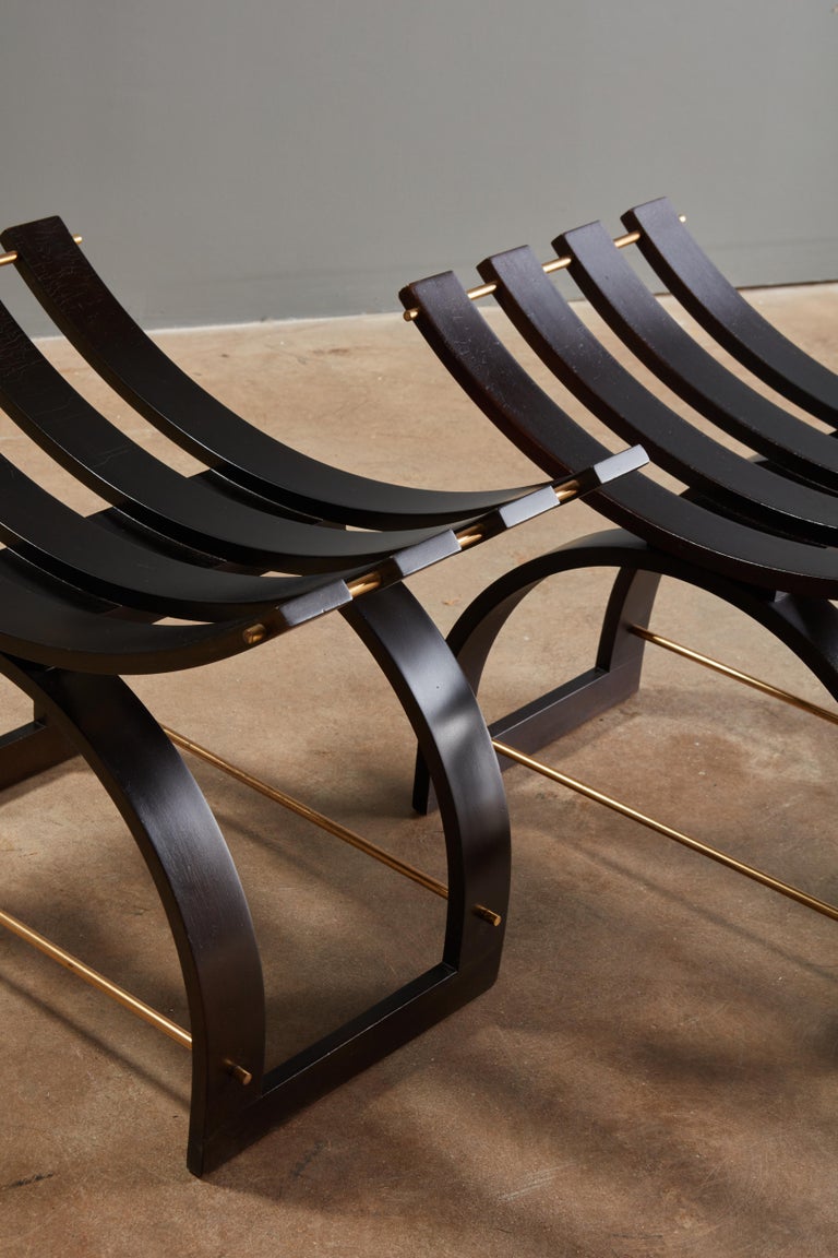 Pair of Knights Benches, by Harvey Probber For Sale at 1stDibs